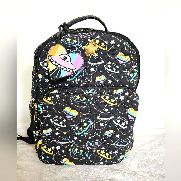 Betsey Johnson | Accessories | Betsey Johnson Large Quilted Black ...